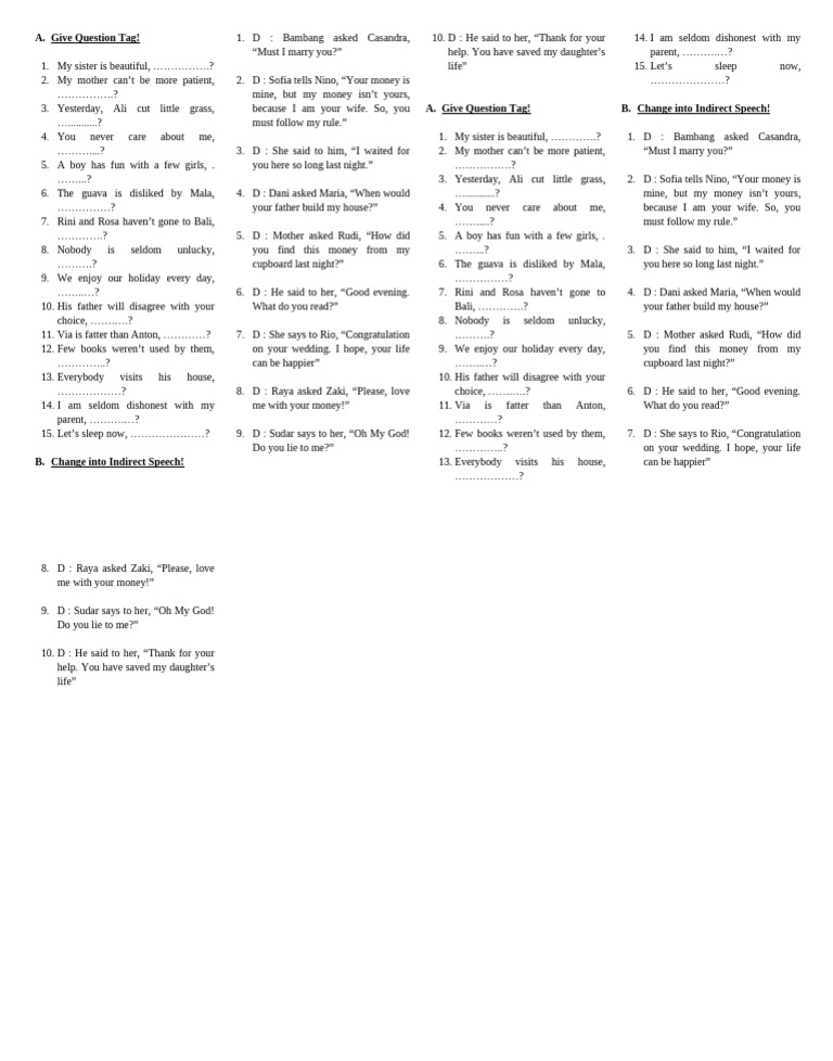 latihan QT dan RS | PDF