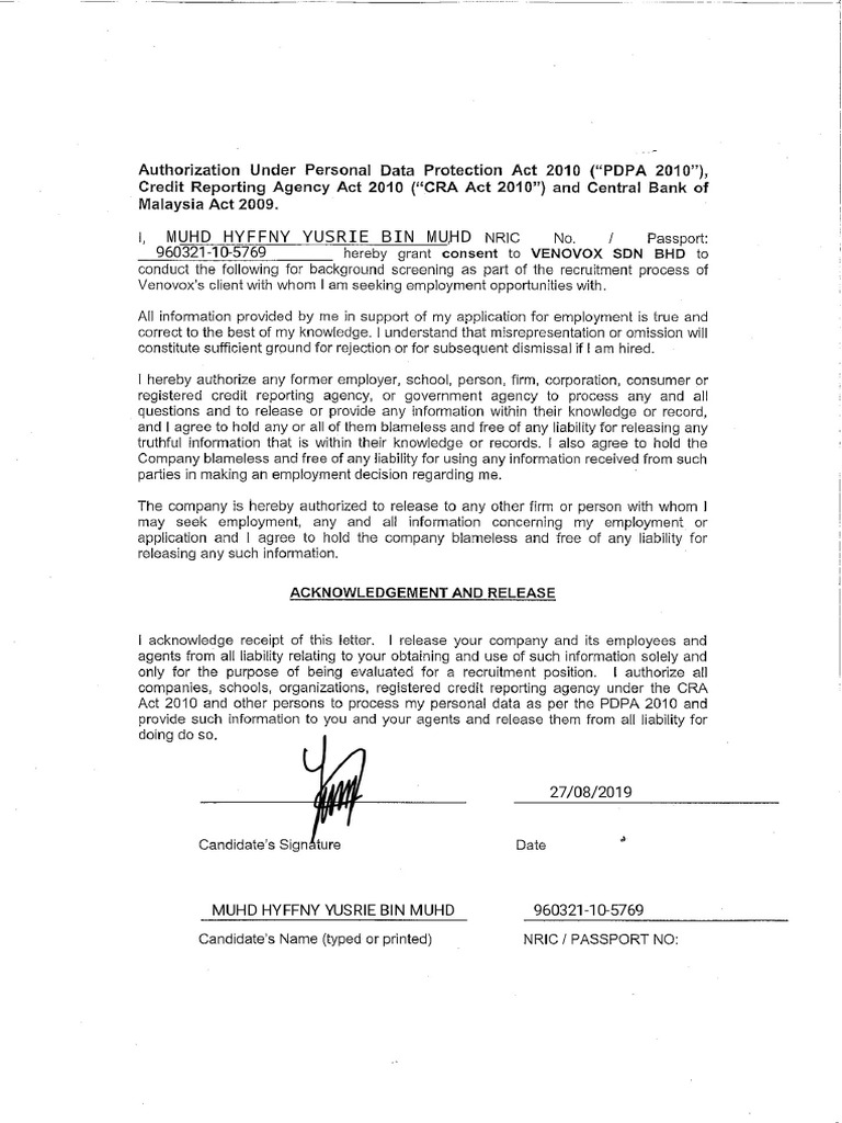 VI. Vetting Form | PDF