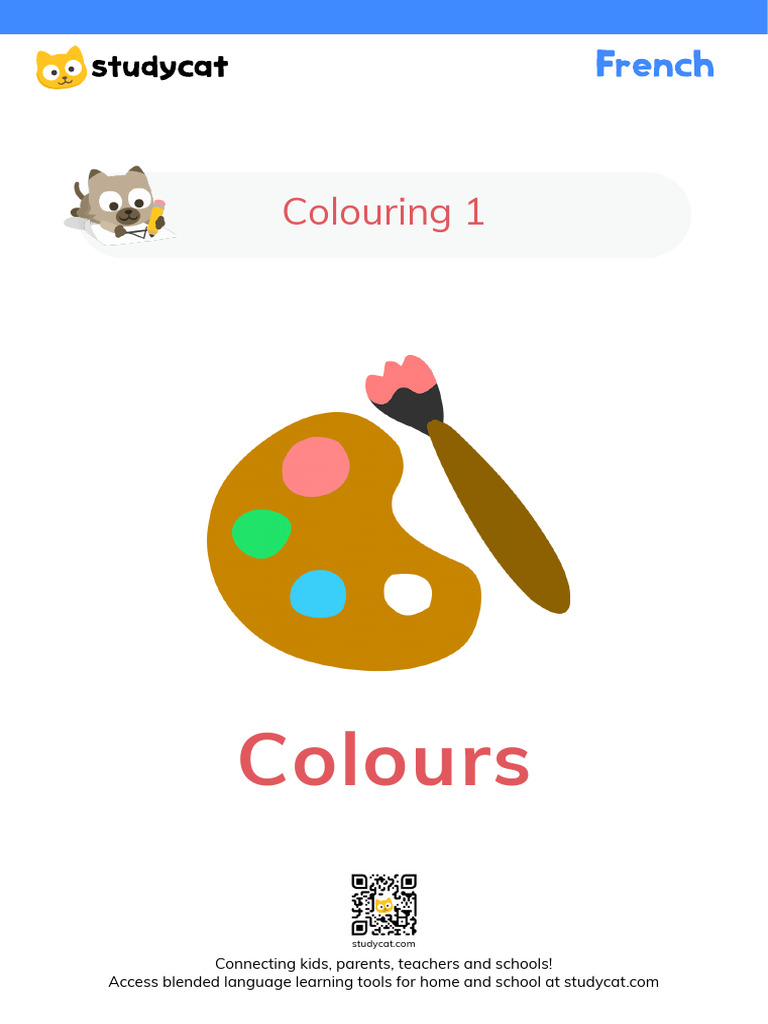Worksheet Colours Colouring 1 | PDF