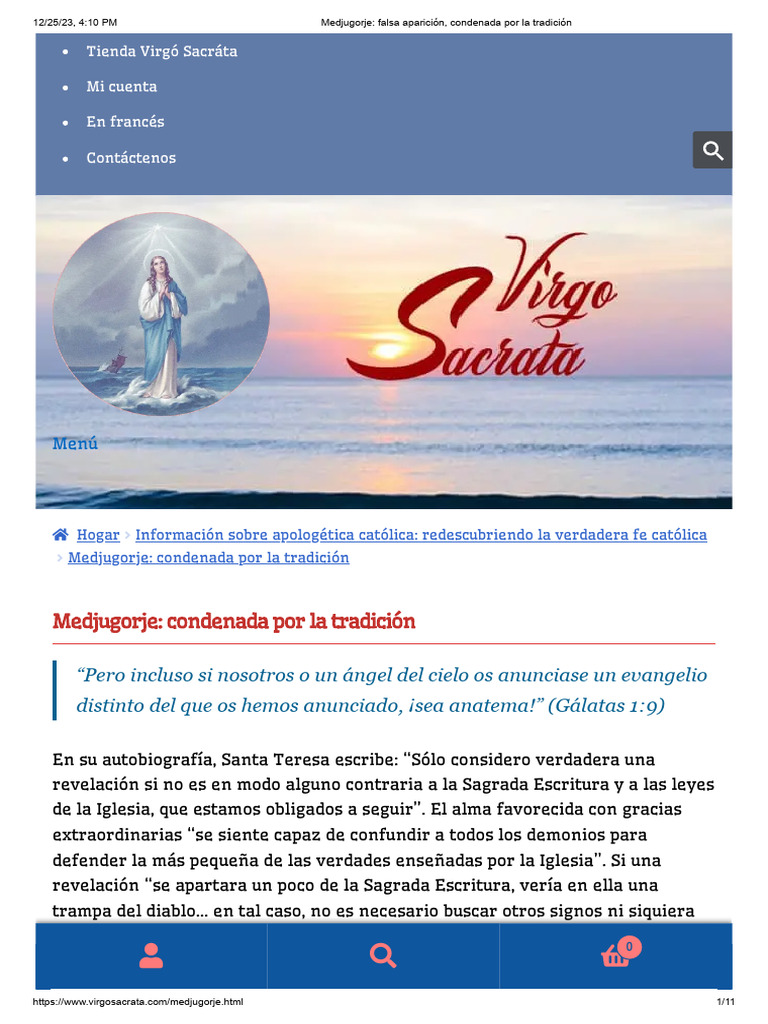 Medjugorje - Falsa Aparición, Condenada Por La Tradición | PDF | María ...