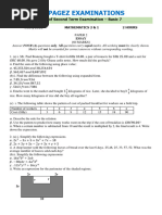 Maths JHS 1 - 1 | PDF | Area | Mathematics