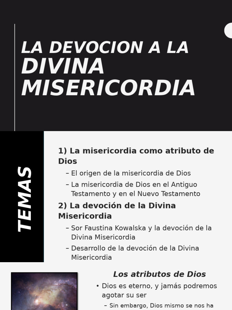 La Devoción A La Divina Misericordia - Pbro. Victor Alberto Pineda ...