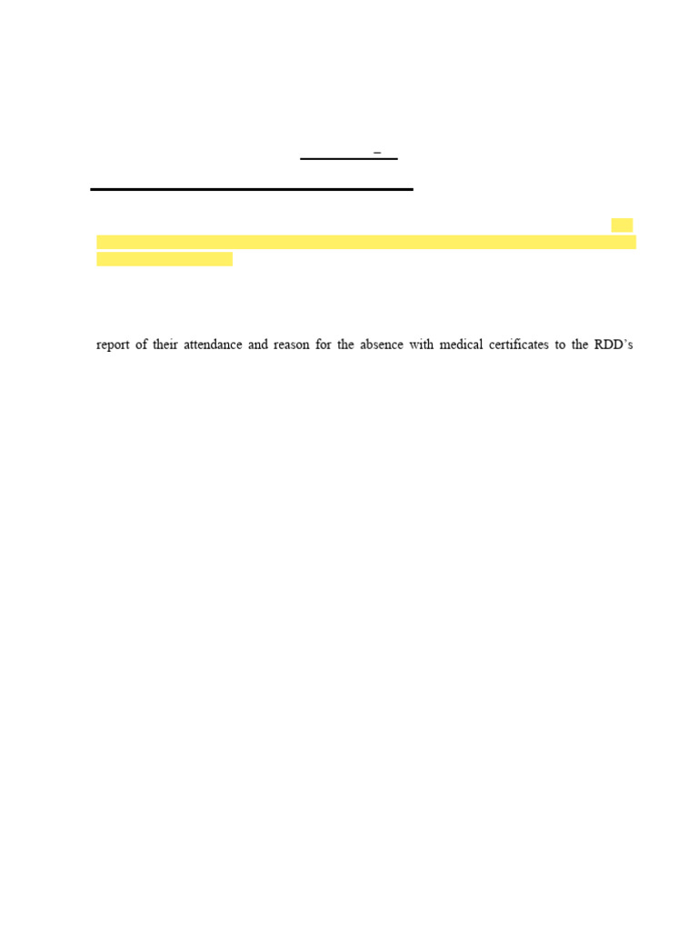 Attendance Condonation Guidelines | PDF
