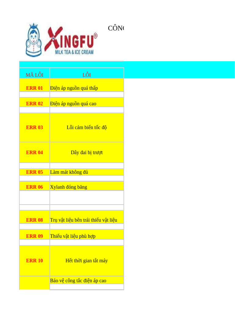 BẢNG THÔNG SỐ KT MÁY KEM | PDF