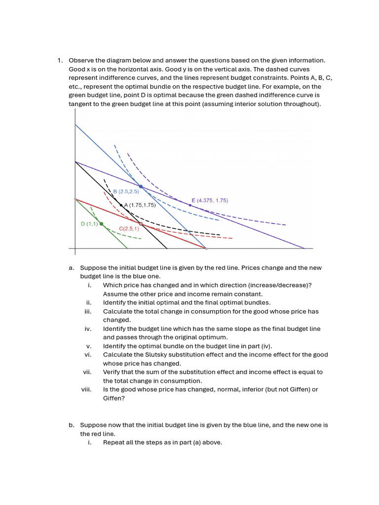 Slutsky Decomposition Problem Set | PDF | Applied Mathematics ...
