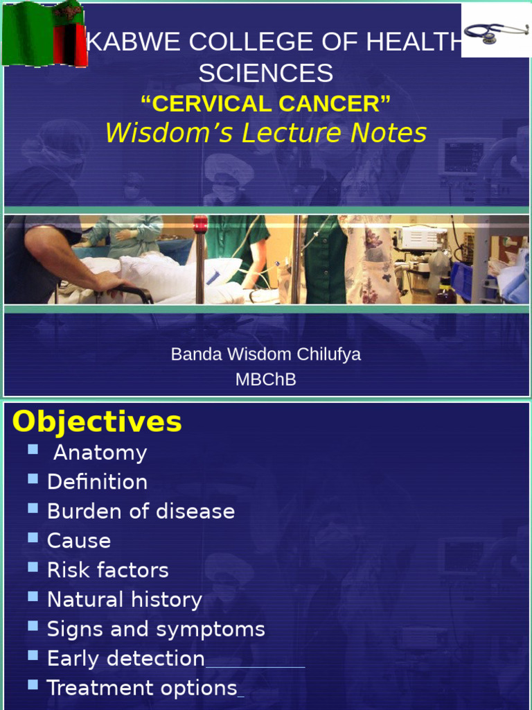 Cervical Cancer Overview and Management | PDF | Cancer | Diseases And ...