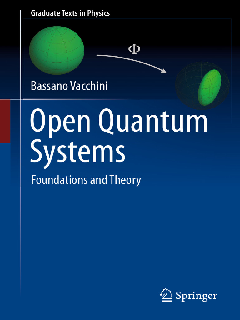 Open Quantum Systems: Bassano Vacchini | PDF | Quantum Mechanics | Applied Mathematics