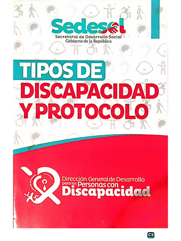 Tipos de Discapacidad y Protocolo | PDF