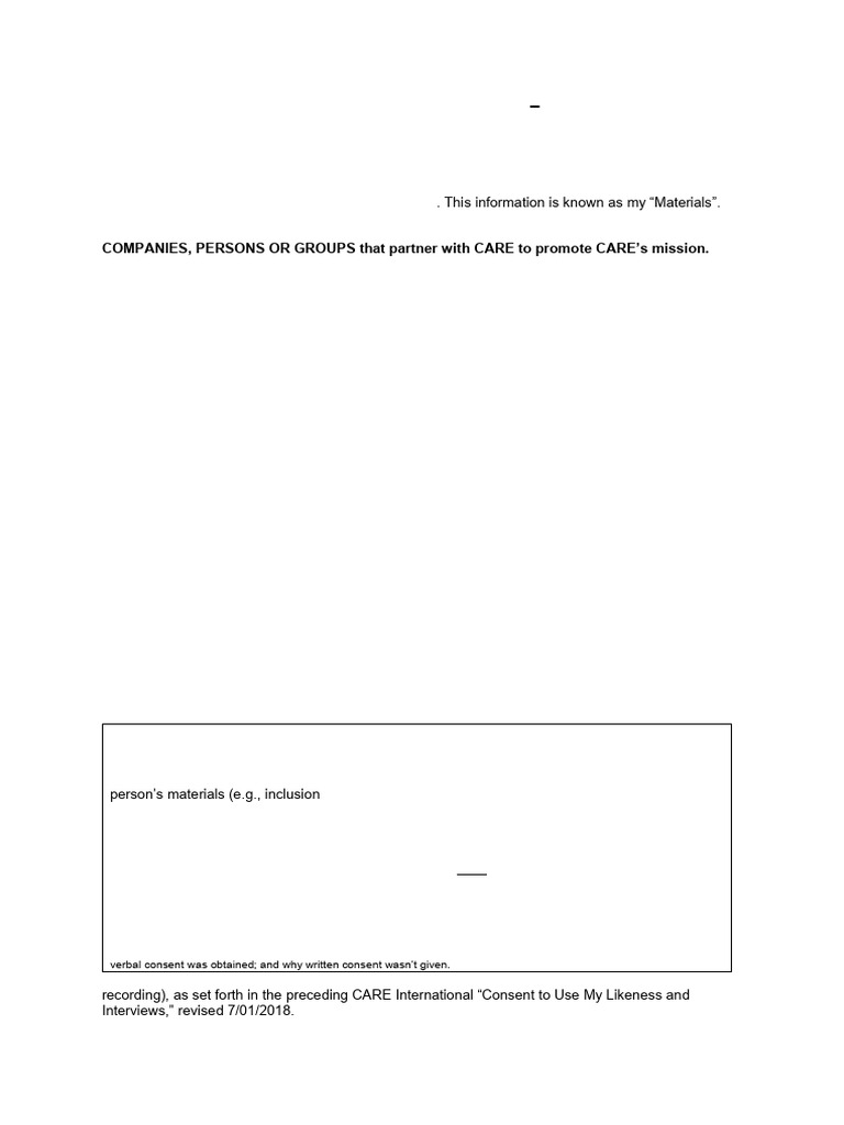 Consent Form Minor English - 2022 | PDF | Consent