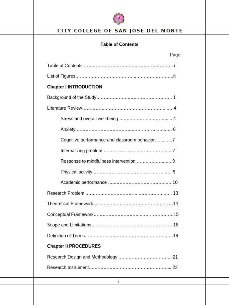Table of Contents 1 | PDF