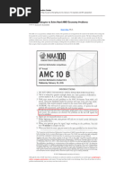 Amc 10 and 12 Syllabus | PDF