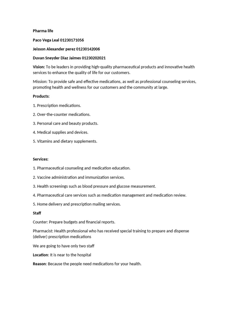 Pharma Life | PDF