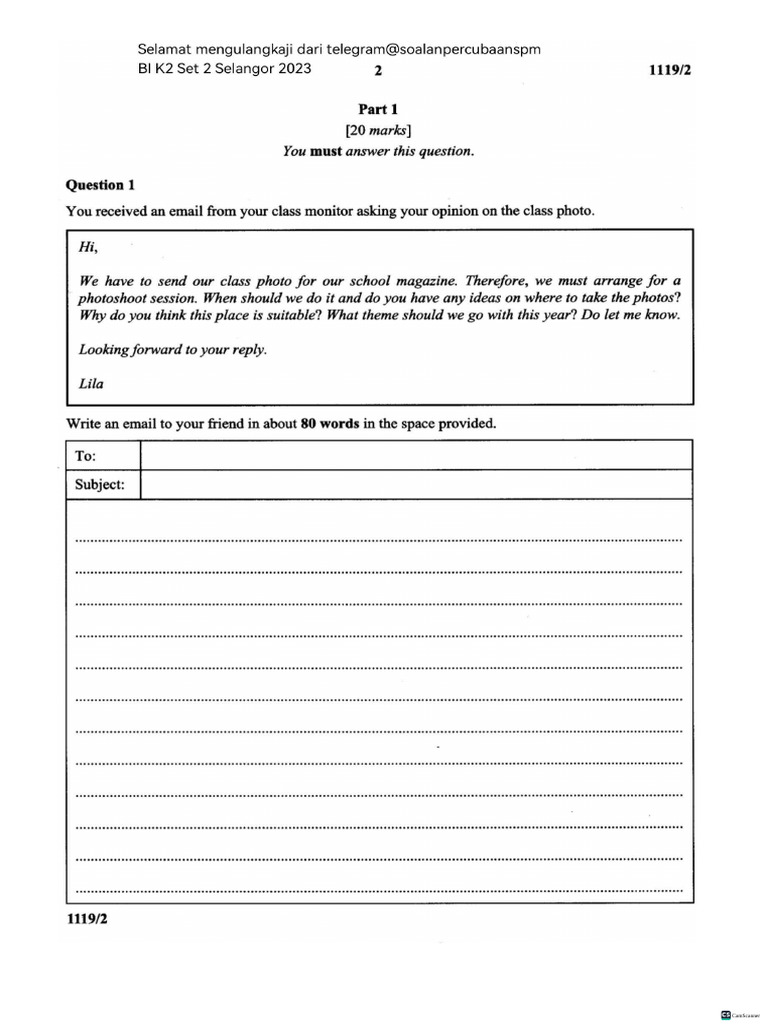 K2 Set 2 Selangor EMAIL | PDF