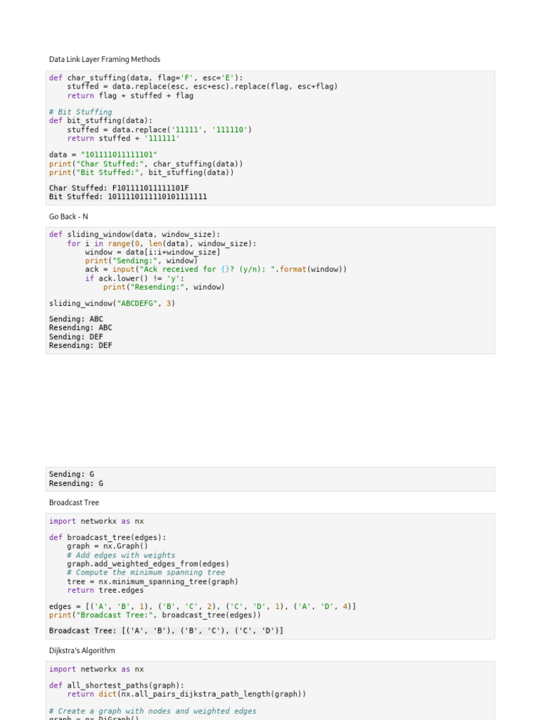 CN Programs | PDF | Encryption | Algorithms