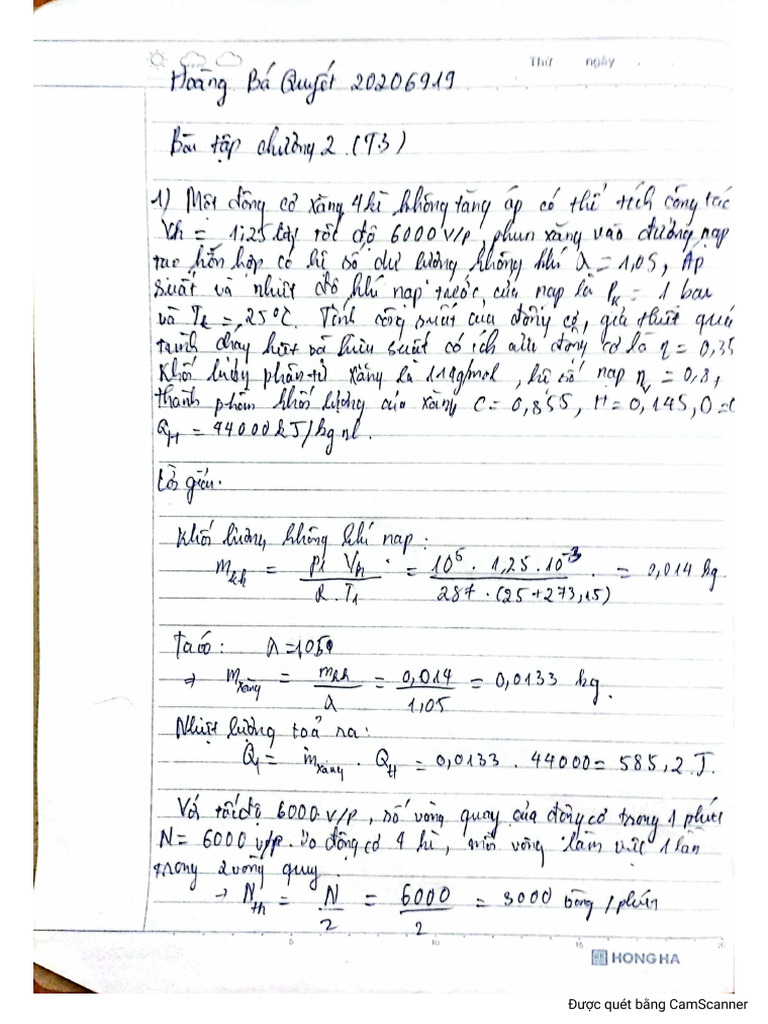 Bai Tap CH 2 T3 | PDF