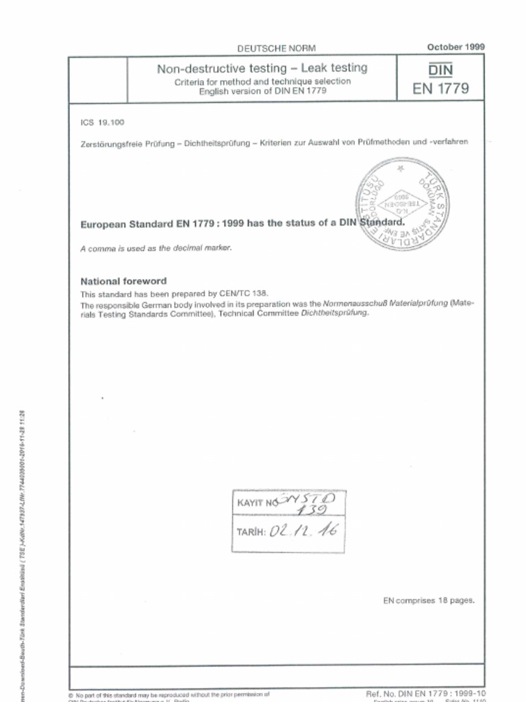Din 1779 | PDF