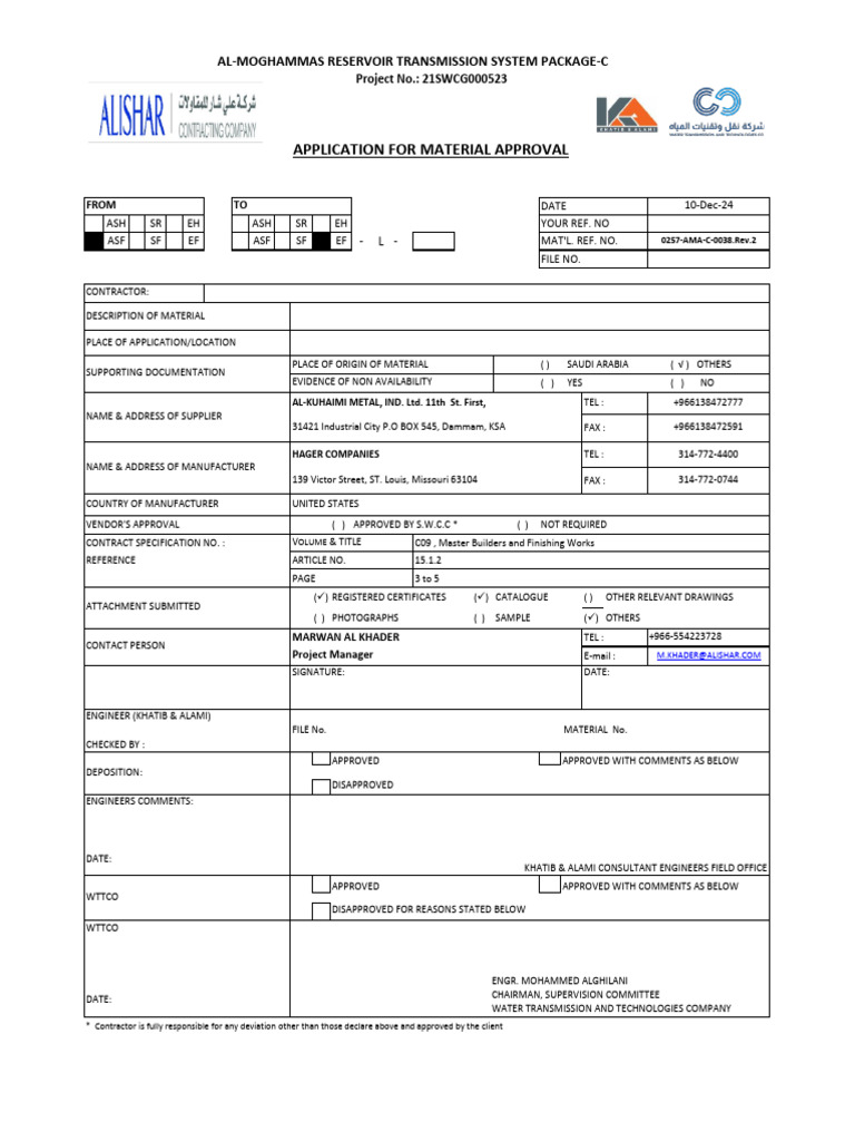 0257-AMA-C-0038.Rev.2 Excel | PDF