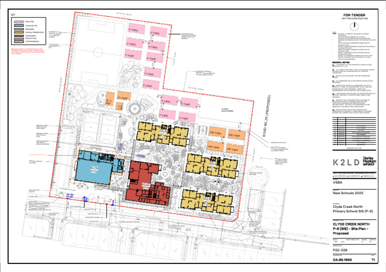 DA.00.1050 Site Plan - Proposed - TI | PDF | Engineering