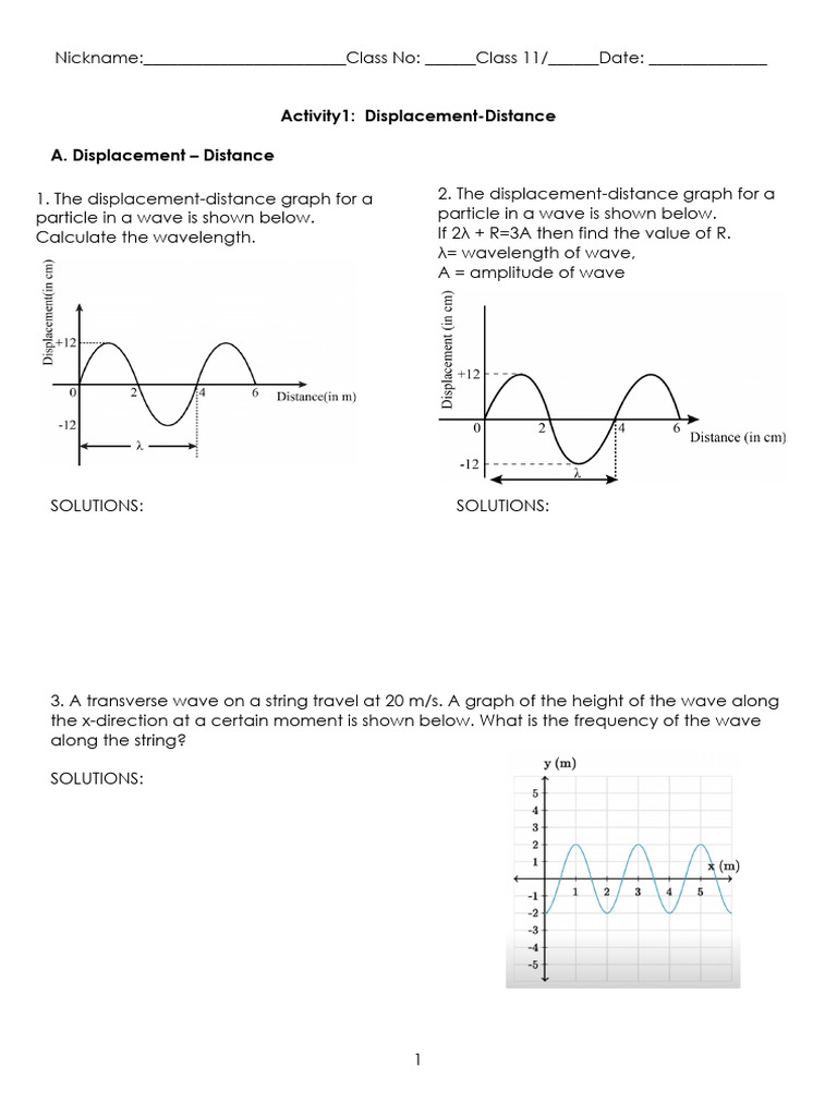 G11- Wave Activity | PDF