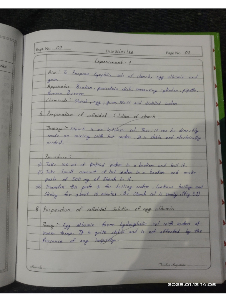 Chemistry Practical File | PDF