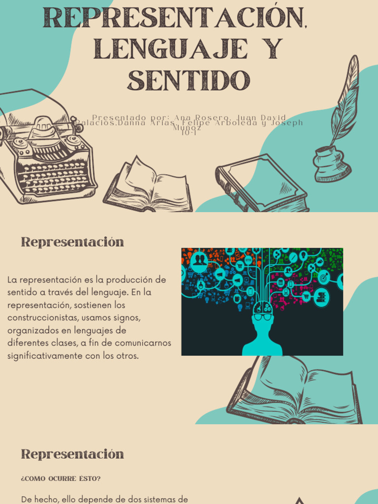 Presentación Trabajo de Literatura Versátil Elegante Tono Crema y ...