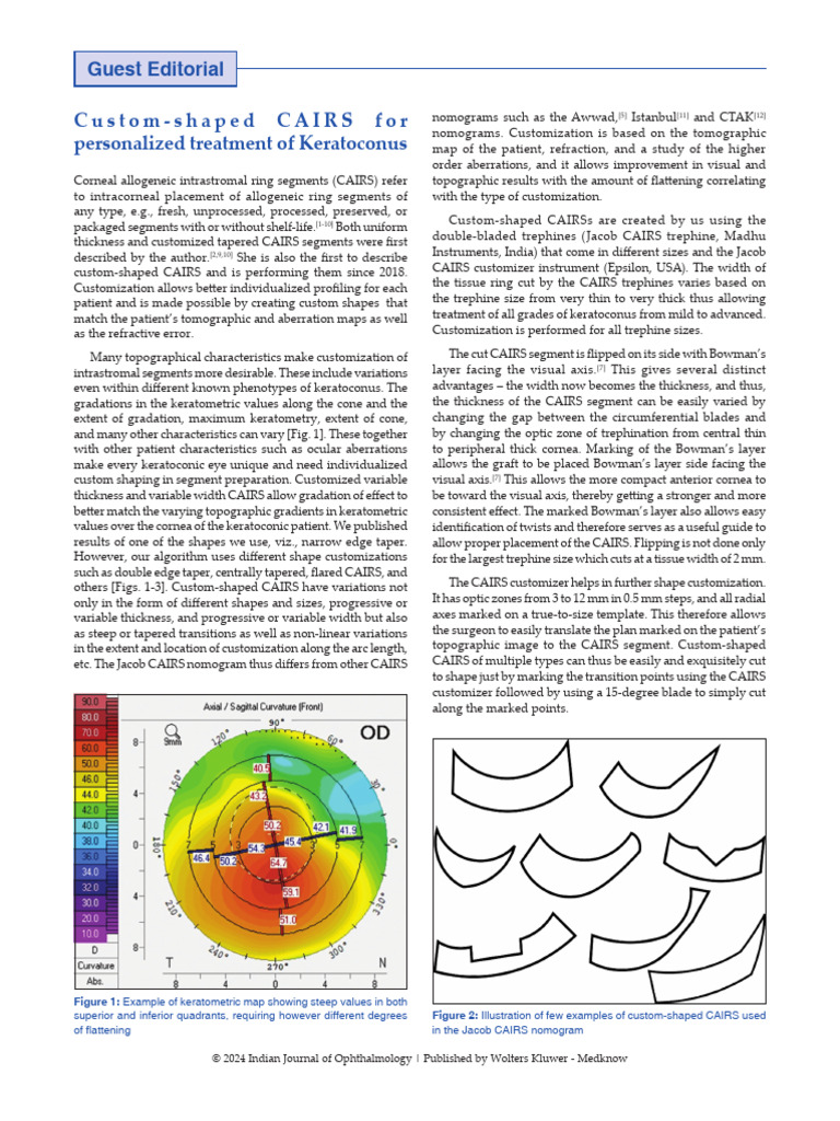 Custom Shaped Cairs for Personalized Treatment of.2 | PDF ...