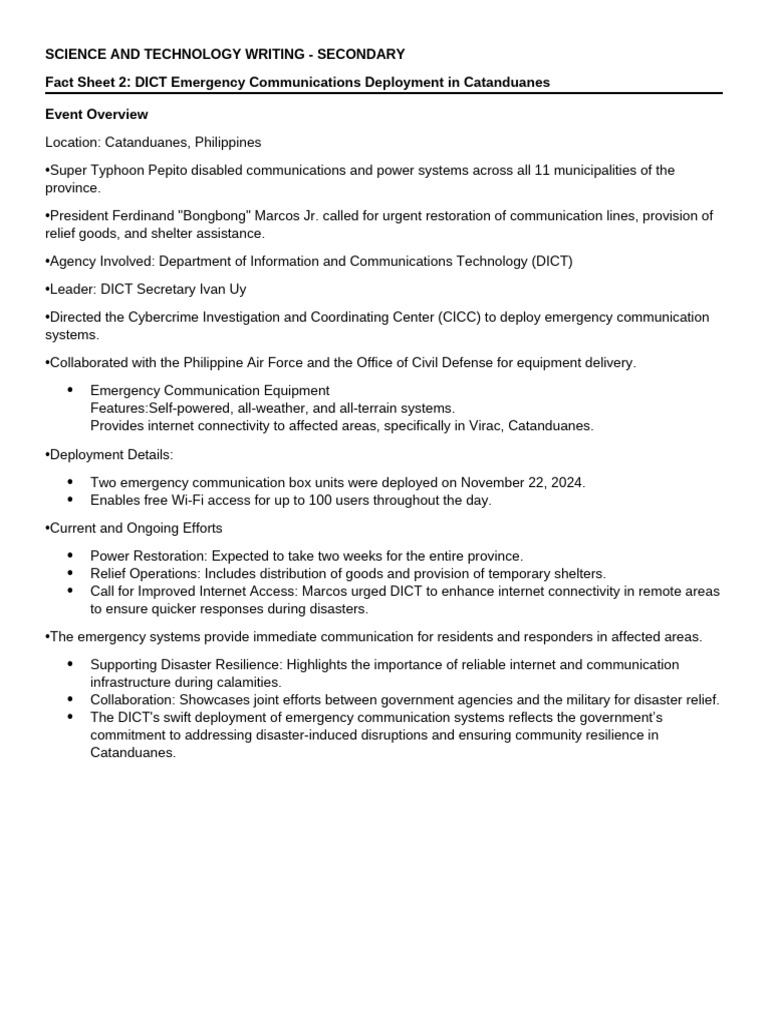 SCIENCE AND TECHNOLOGY WRITING-fs | PDF