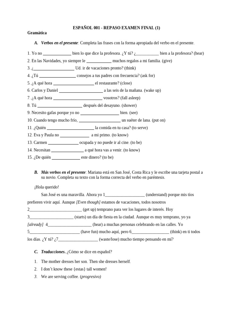 Exfinal Repaso1 F22 | PDF