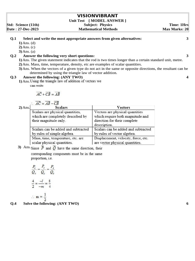 Mathematical Methods | PDF