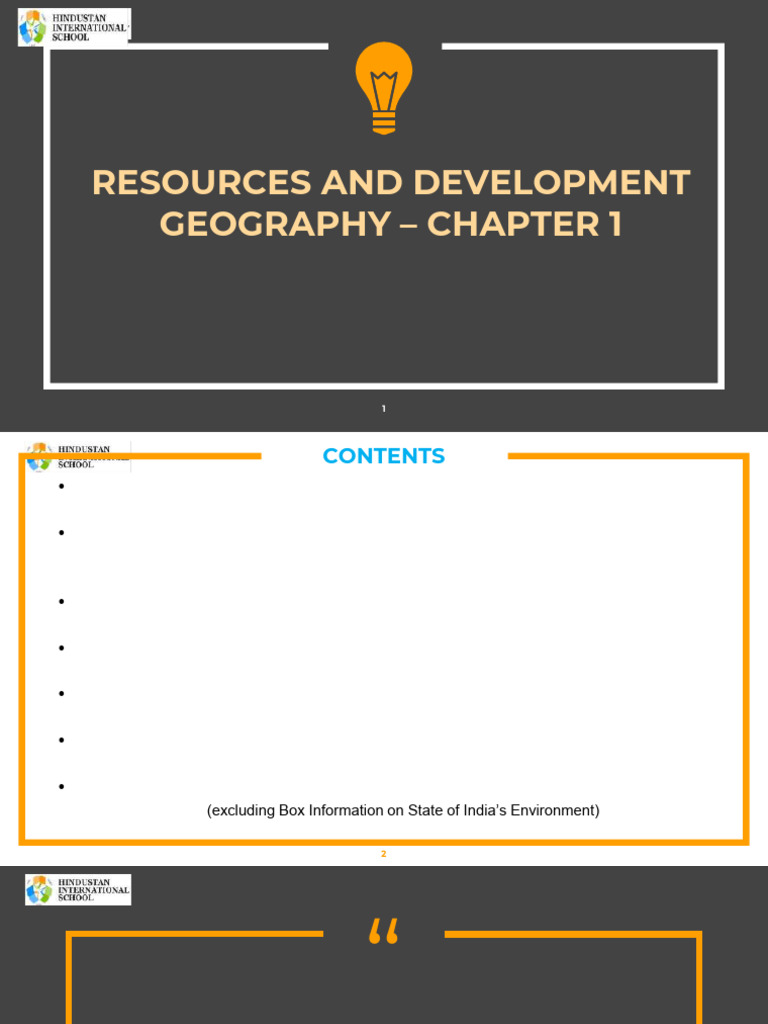 CH.1 - Resources and Development | PDF | Soil | Sustainability