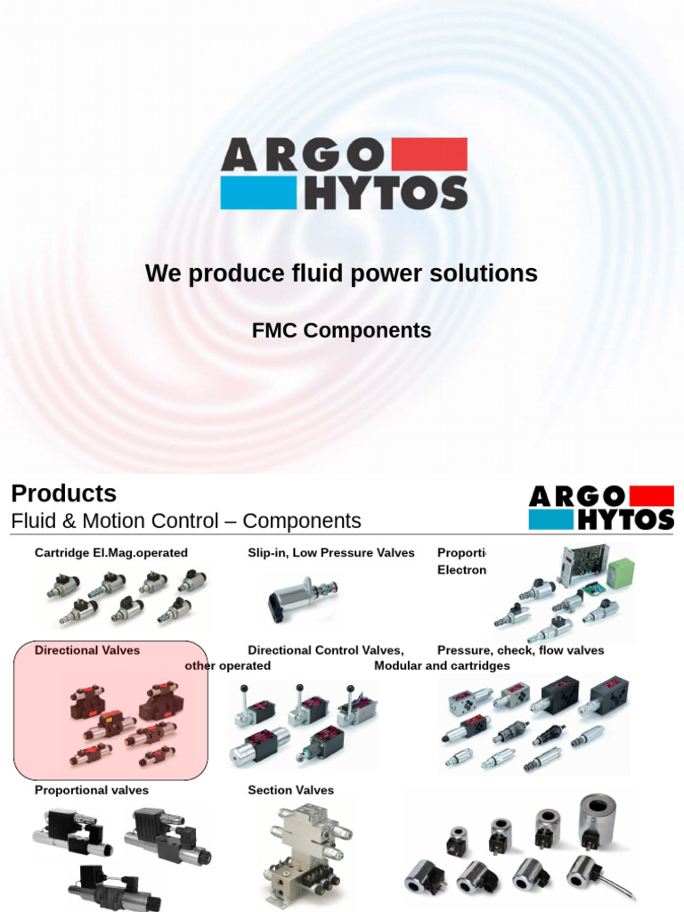 01_Directional Valves_Cetop_FMC_Product Line_10-2013 | PDF | Valve ...