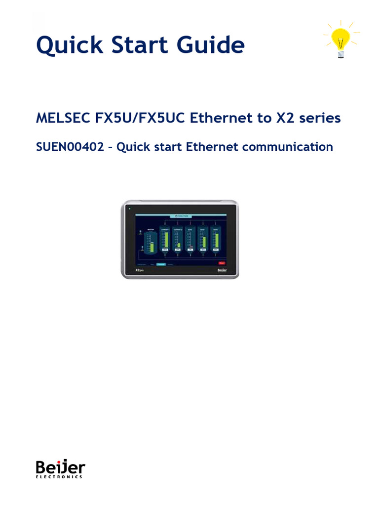 SUEN00402 - MELSEC FX5U - FX5UC Ethernet To X2 Series | PDF | Port (Computer Networking ...