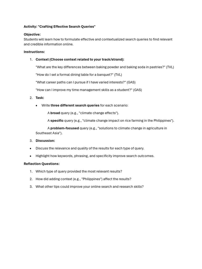 Contextualized Research Assignment | PDF