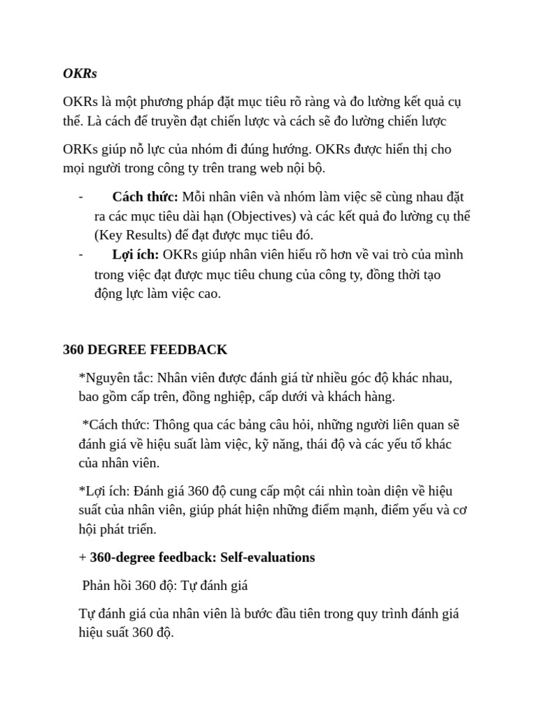 OKRs | PDF