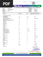 Lal Pathlabs Cumulative Report | PDF | Medical Specialties | Blood