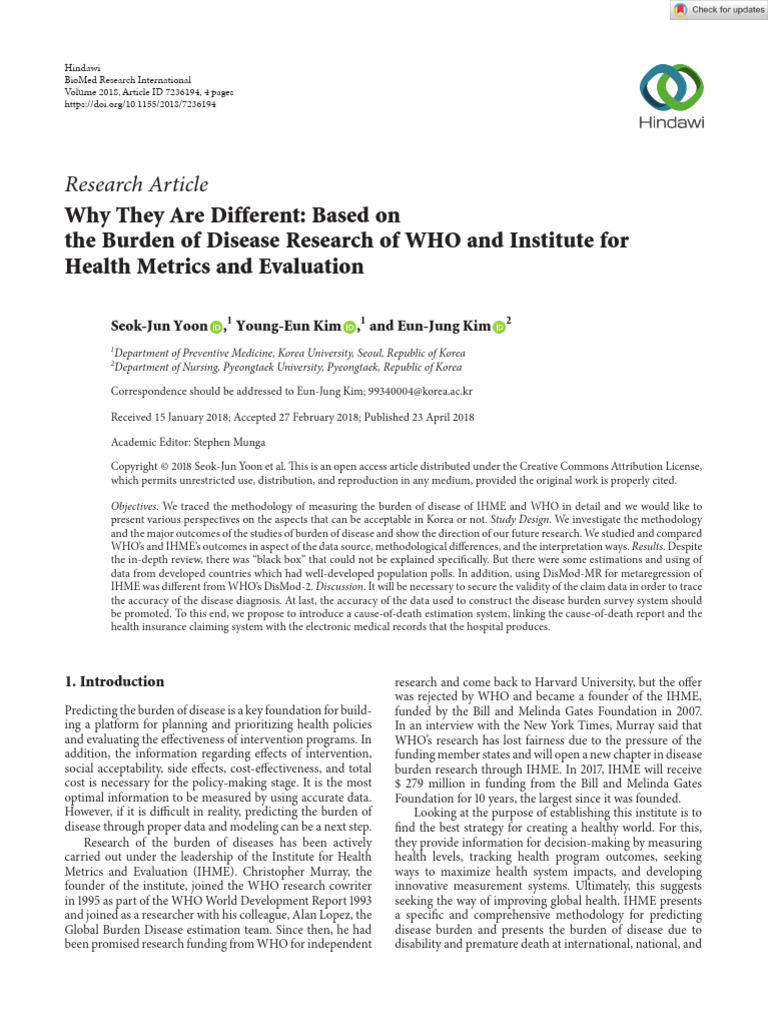 BioMed Research International - 2018 - Yoon - Why They Are Different ...