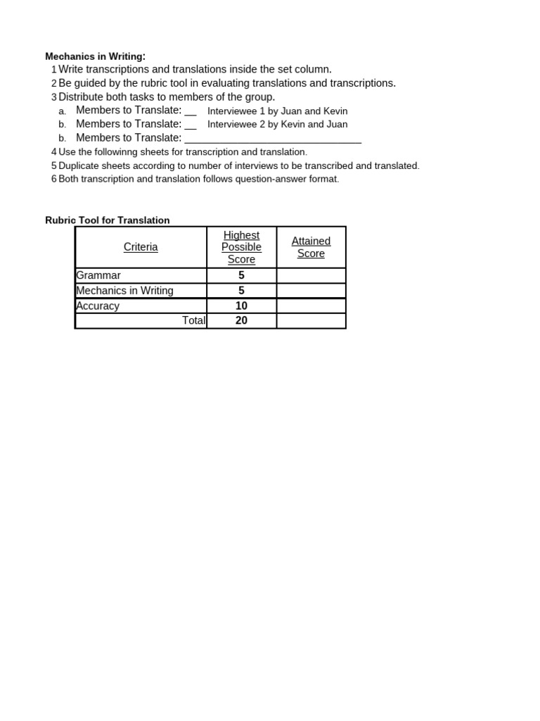 Transcription and Translation | PDF
