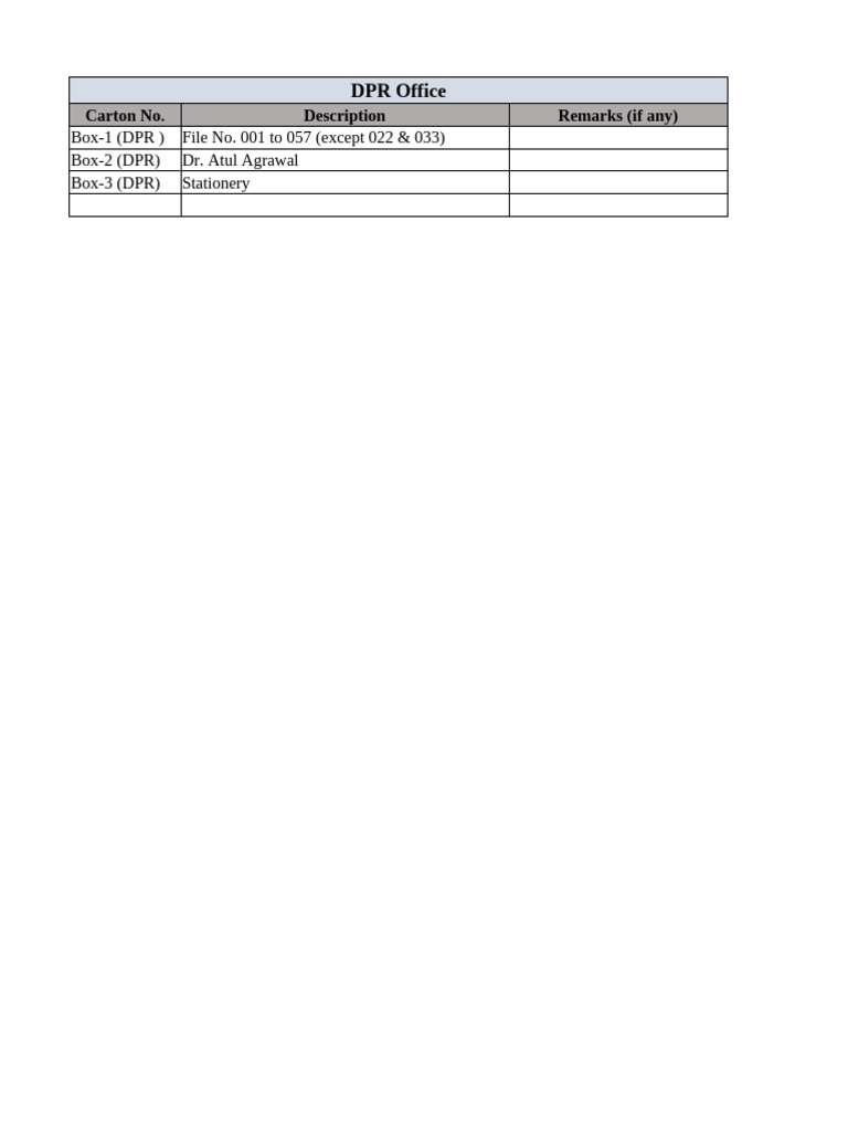 Packing of Documents | PDF