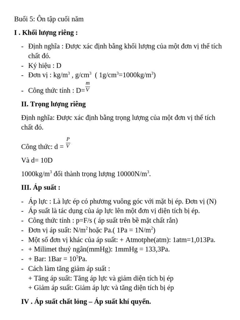 Bu I 5 - KHTN 8 | PDF