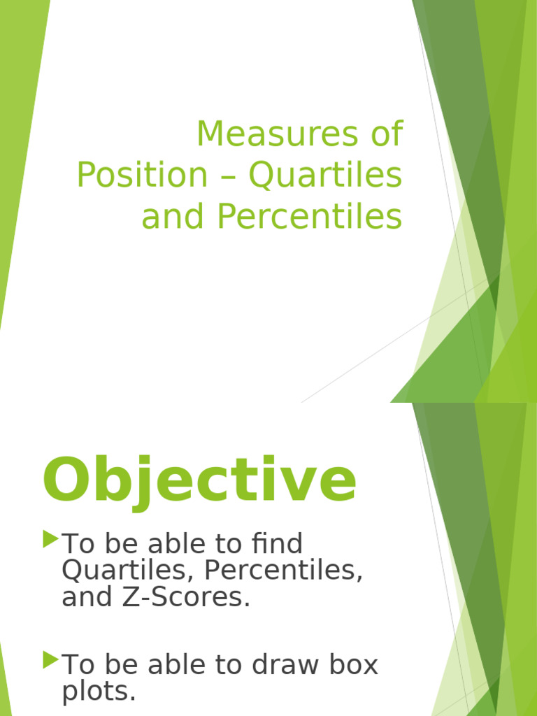G10 Math Q4-Week 3- Interprets Measure of Position | PDF | Standard ...
