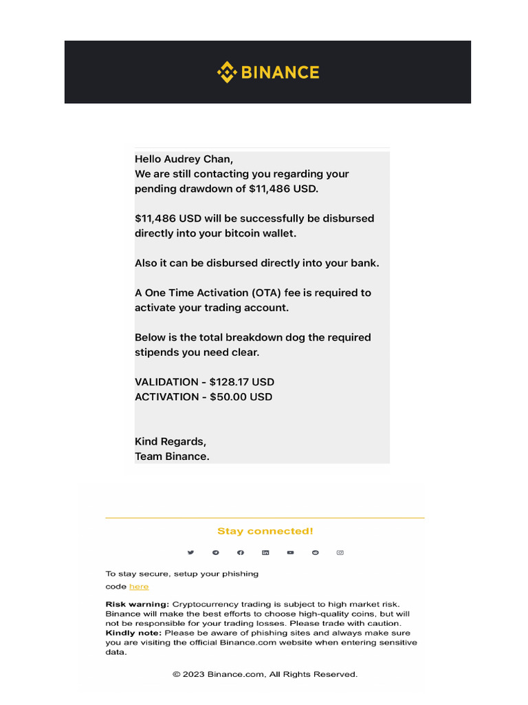 Update Binance Audrey | PDF