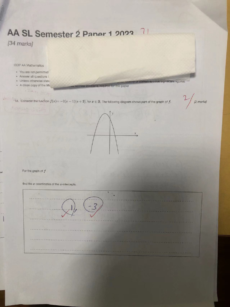G11 Sl Final Test Function Trigonometry Exp Log Binomial 2023 Pdf