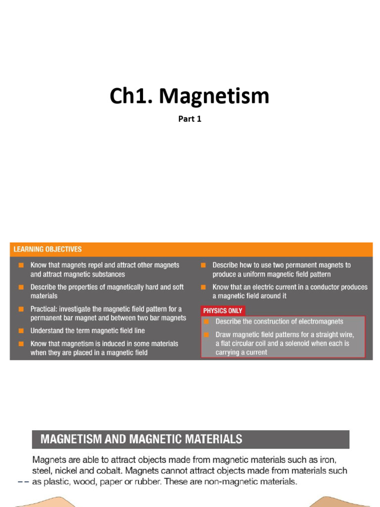 Understanding Magnetism and Poles | PDF