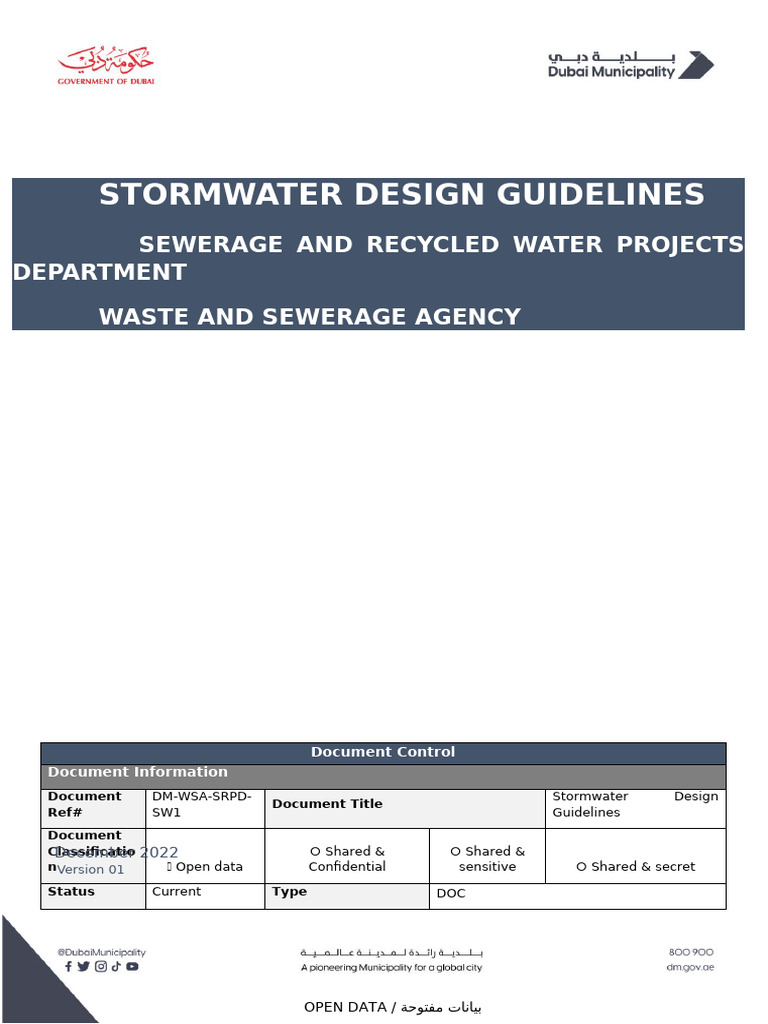 DM_Stormwater Guidelines - Rev05 | PDF | Hydrology | Environmental ...