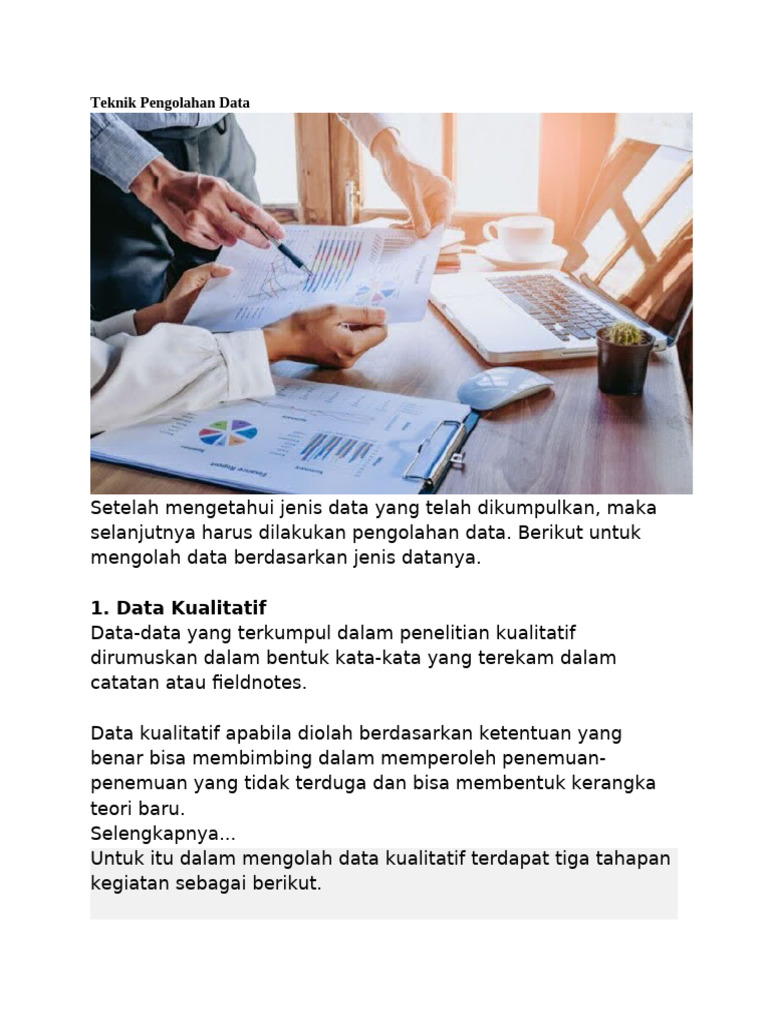 Teknik Pengolahan Data | PDF