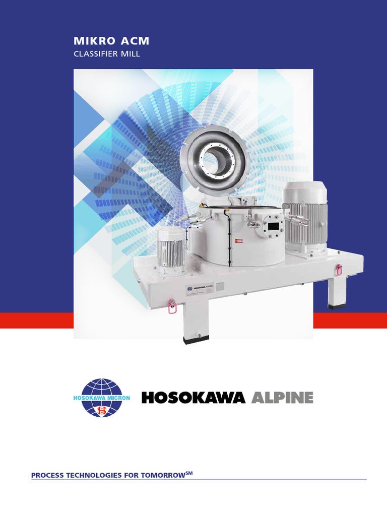 Mikro ACM Classifier Mill Overview | PDF | Mill (Grinding) | Mechanical ...