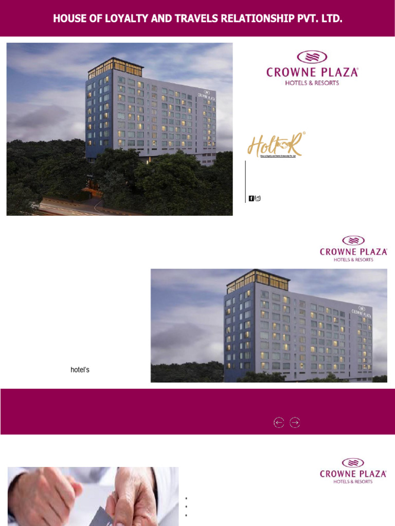 Crowne Plaza Pune City Centre Pune PPT 2 | PDF | Revenue | Restaurants
