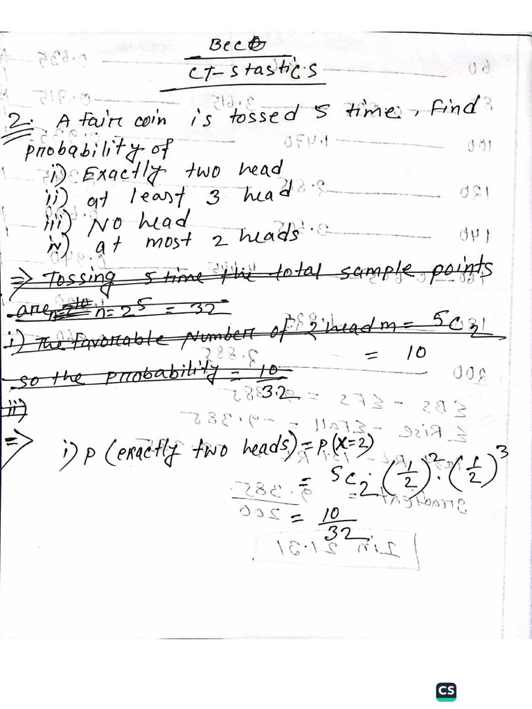 bec ct 3 statistics | PDF