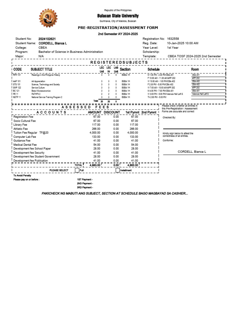 Pre Registration Bsu0Q9riPNTtX | PDF | Fee | Business