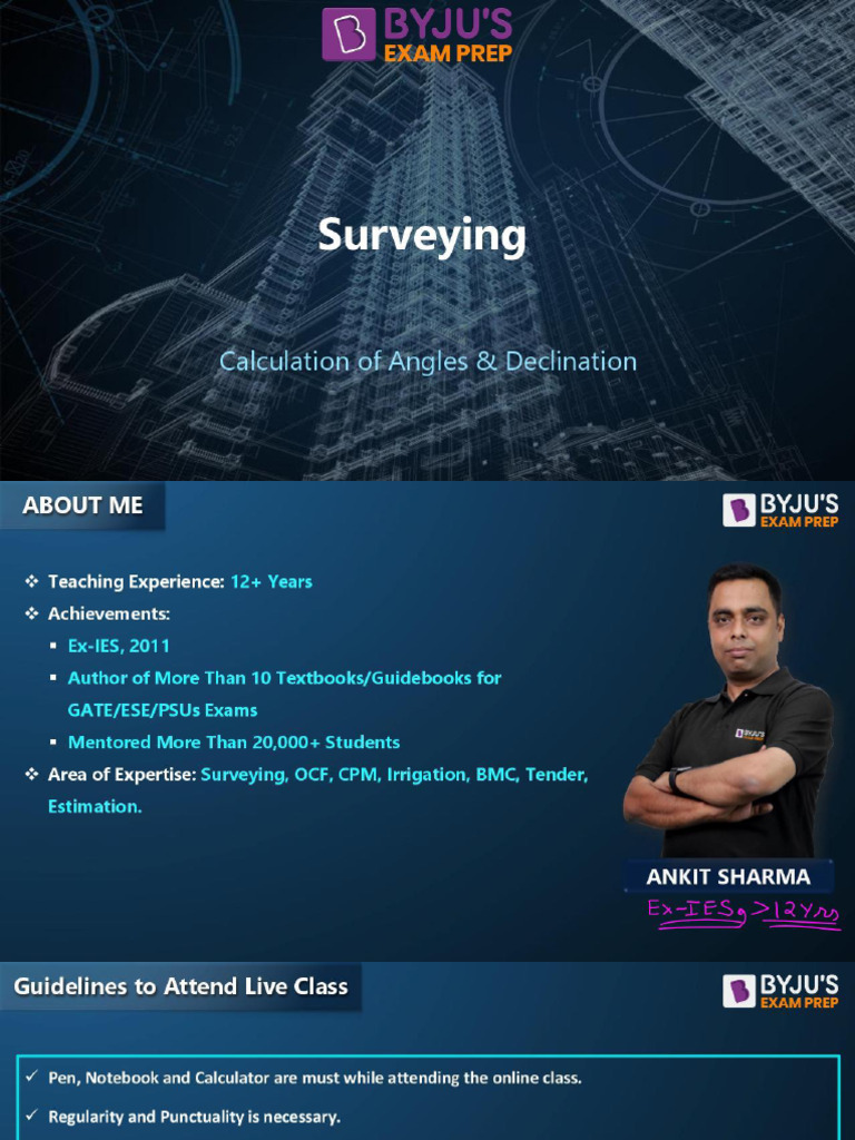C6 - Class Calculation of Angles Declination | PDF